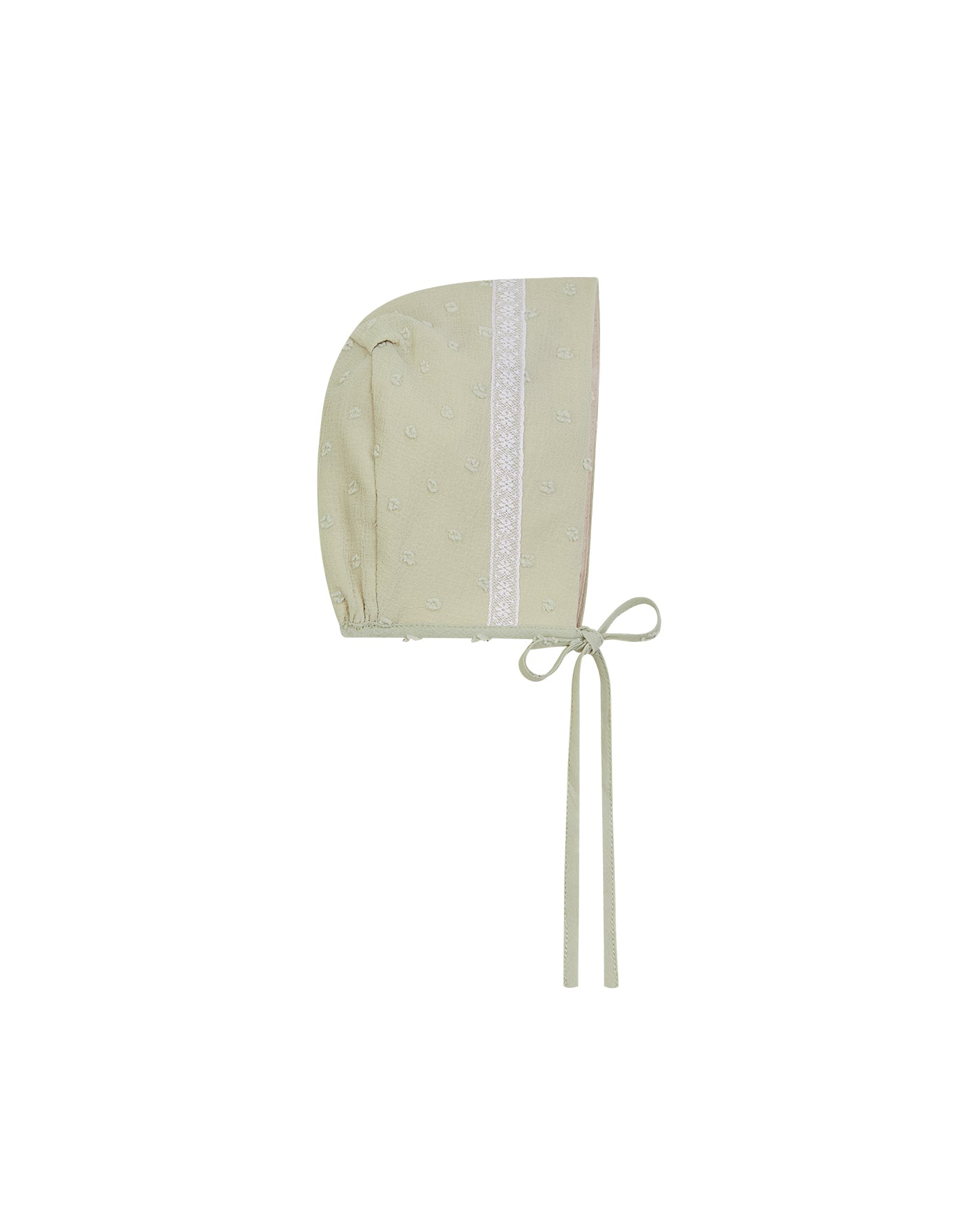 LIGHT GREEN PLUMETTI CHIFFON HOOD